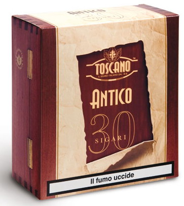 Antico Toscano in confezione vintage da 30 sigari - Gusto Tabacco