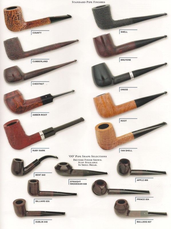 Modelli di Pipe (art.1) - Gusto Tabacco