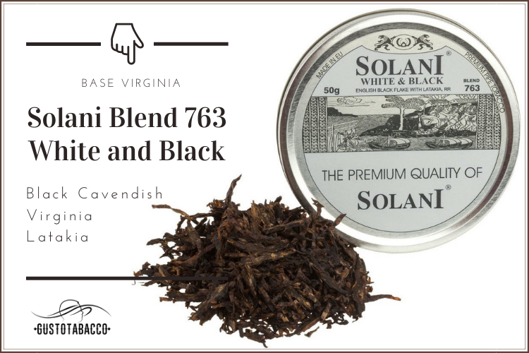 Solani Blend 763 White and Black - Gusto Tabacco