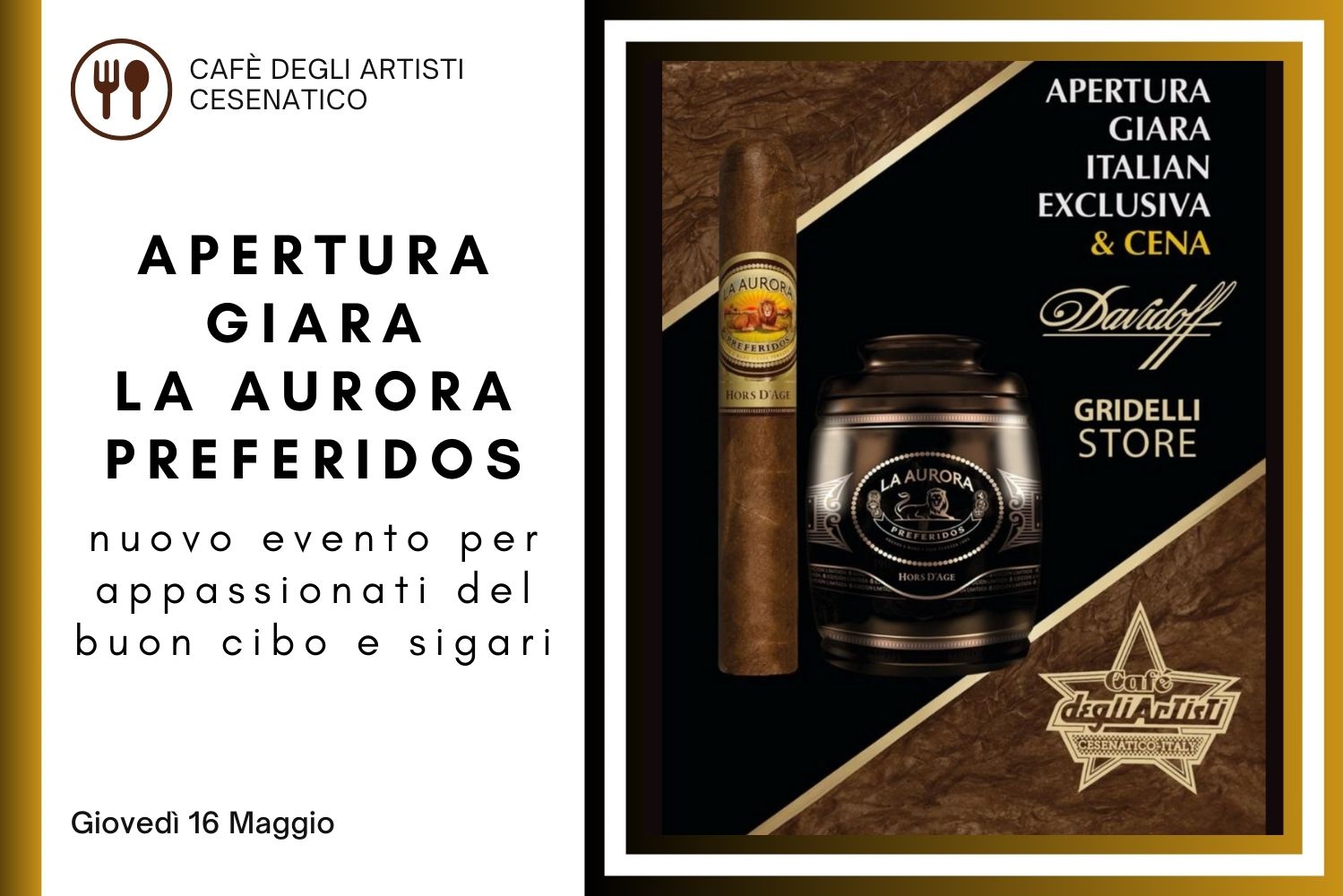 Apertura Giara La Aurora - Gusto Tabacco
