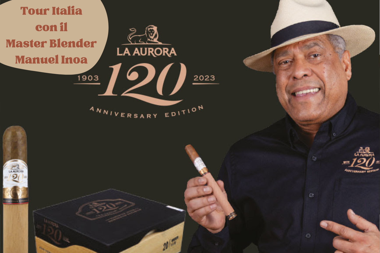 Tour Italia con il Master Blender Manuel Inoa - Gusto Tabacco