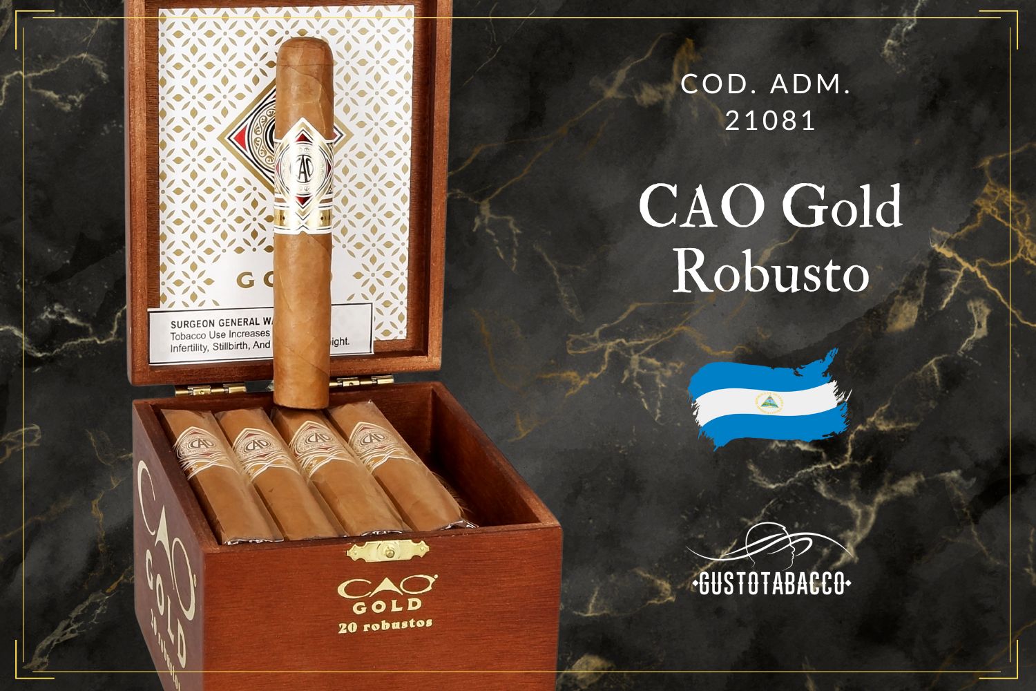 CAO Gold Robusto - Gusto Tabacco